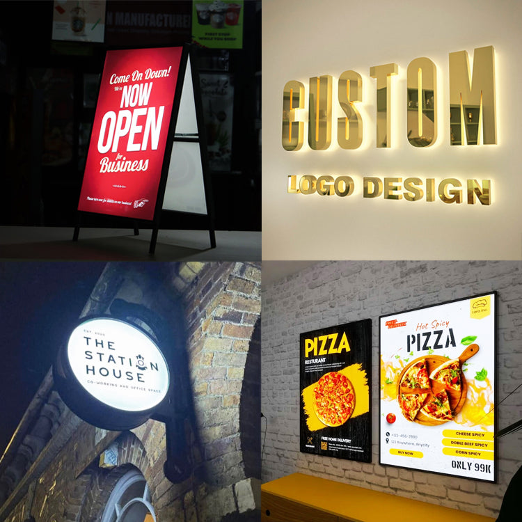 Light Box Menu Sign For Bar, Restaurant, Business – Make Neon