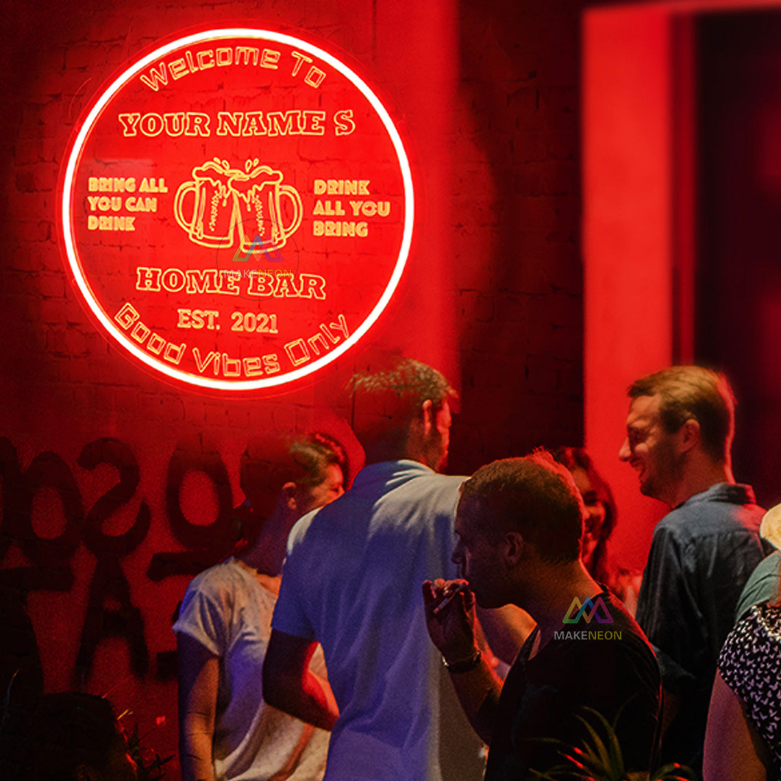 Personalized Neon Light Sign For Bar – Make Neon