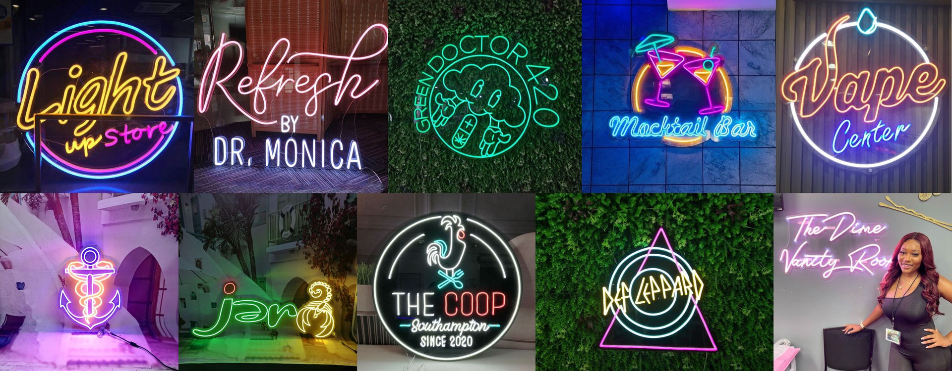 Custom LED Neon Signs For Business, Bar, Gym, Salon, Tattoo, Dentists ...