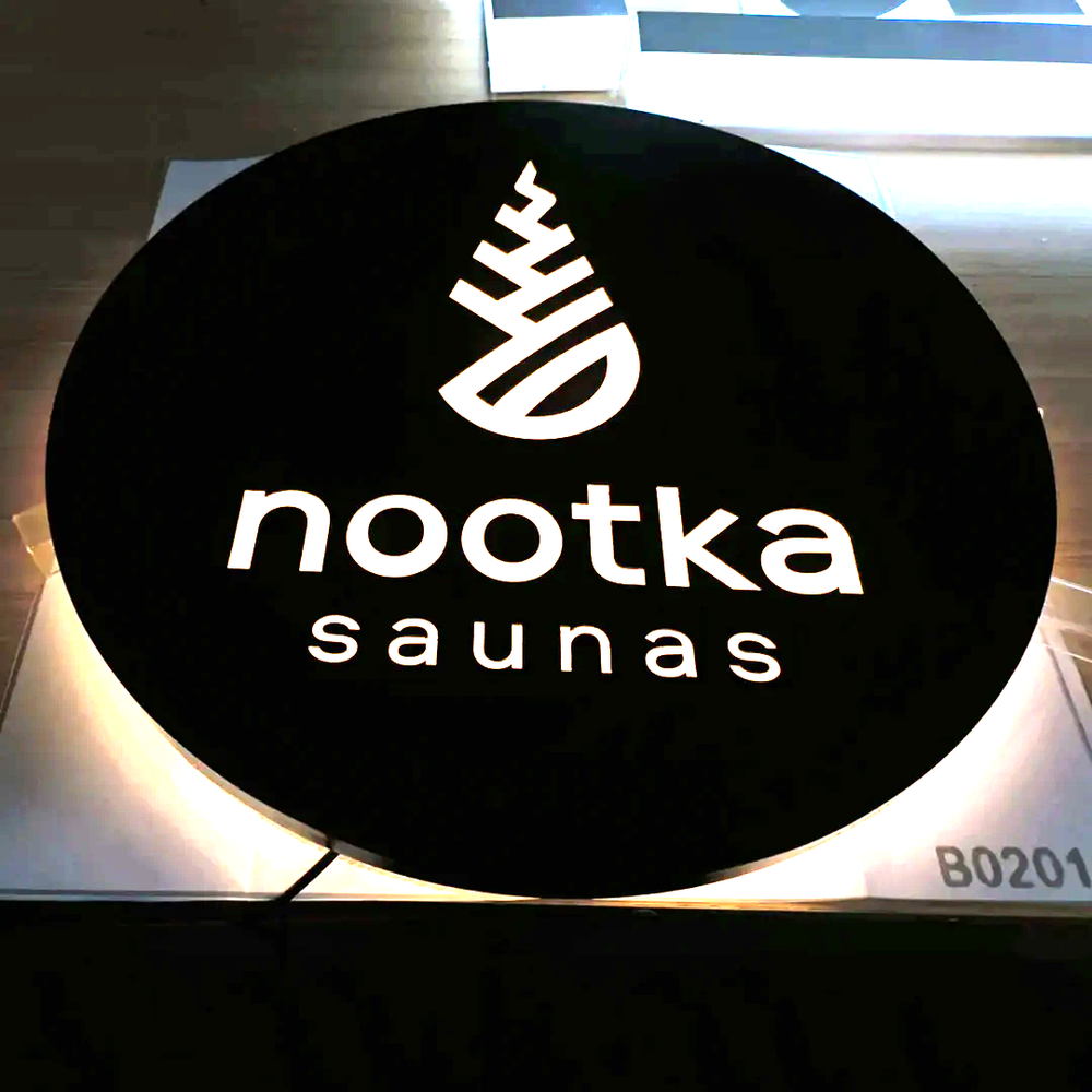 Custom 3D Metal Backlit Sign For Business – Make Neon