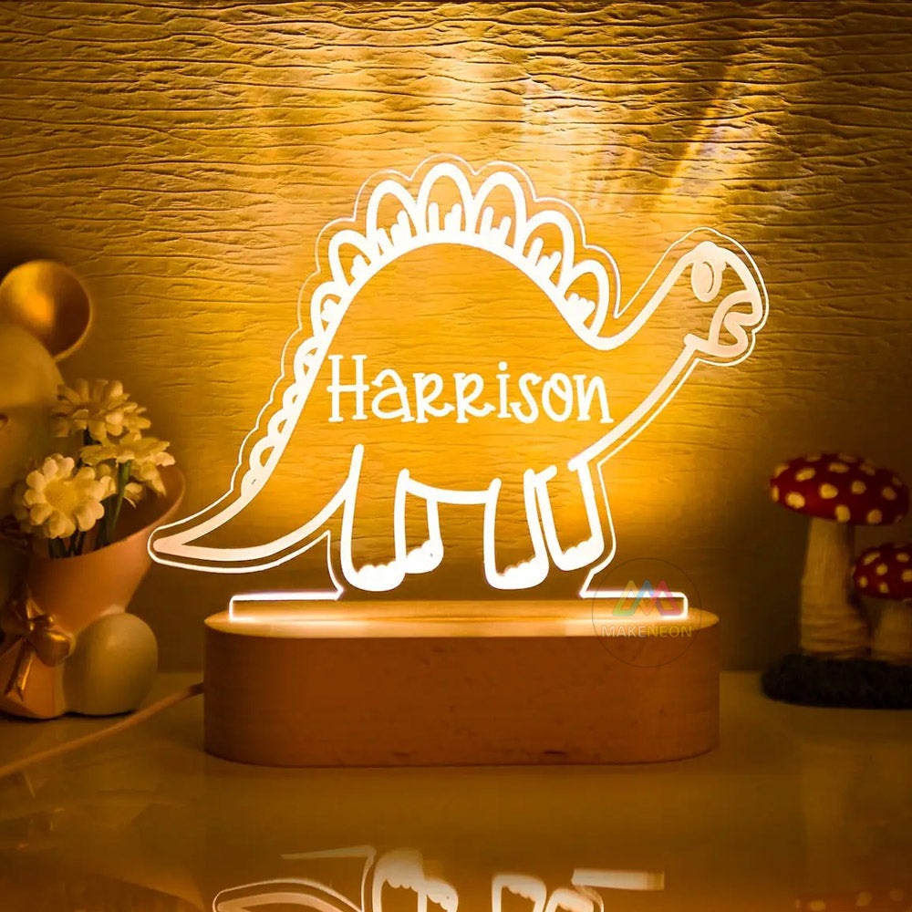 Customized Name Night Light for Bedroom Decor, Personalized Name Sign ...