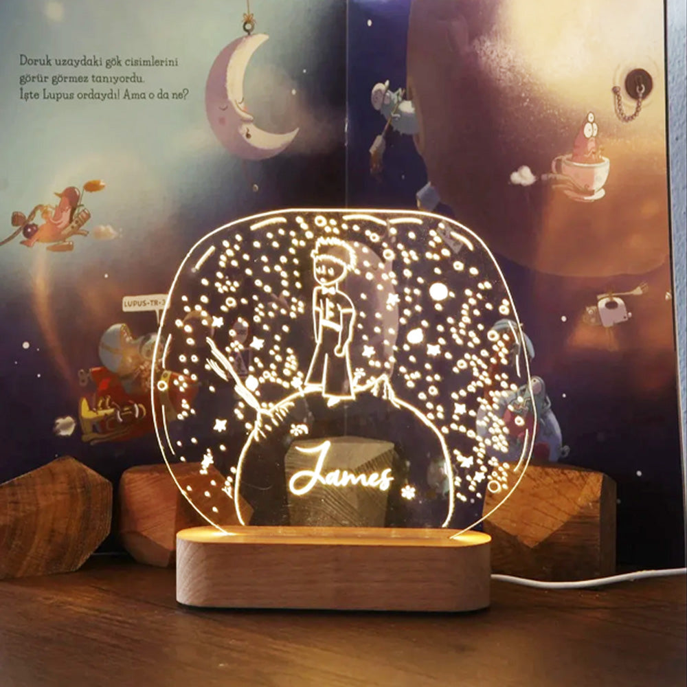 Customized Name Night Light for Bedroom Decor, Personalized Name Sign ...