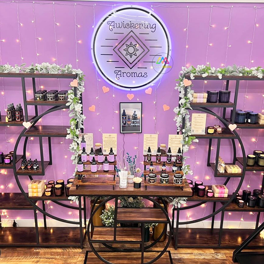 Acrylic backlit sign with different acrylic board color options – Make Neon