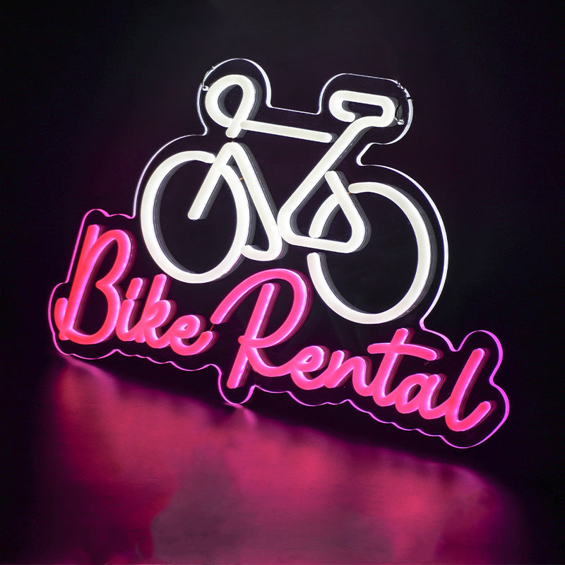 Bike Rental- LED Neon Signs – Make Neon