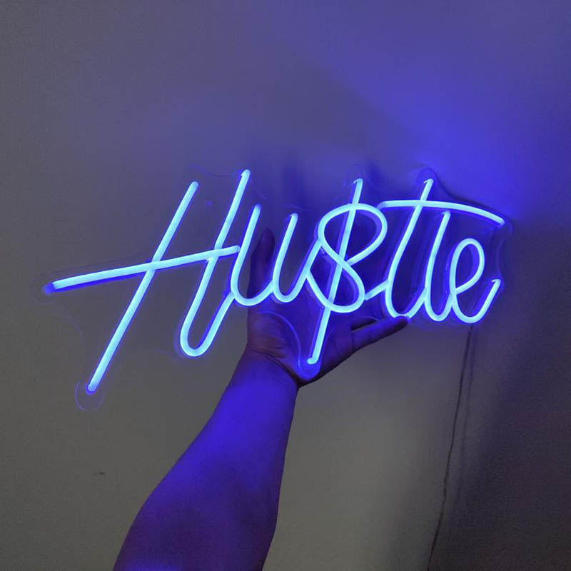 Hu$tle (Hustle) - LED Neon Signs – Make Neon