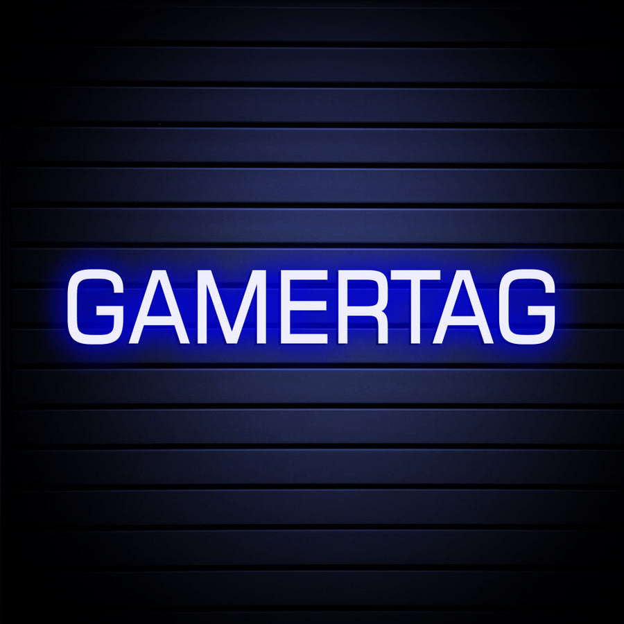GAMERTAG - LED Neon Signs – Make Neon